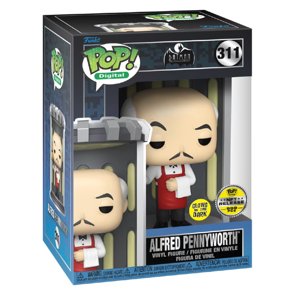 Funko Pop! Digital NFT Batman Alfred Pennyworth 311 Exclusivo Glow ...