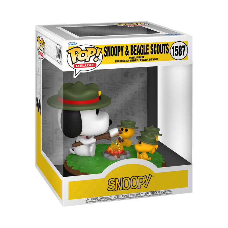 Funko Pop! Deluxe Animation Snoopy & Beagle Scouts 1587 Original - Moça ...