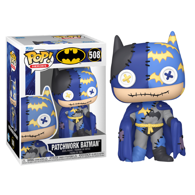 Funko Pop! Heroes DC Comics Batman Patchwork Batman 508 - Moça do Pop ...