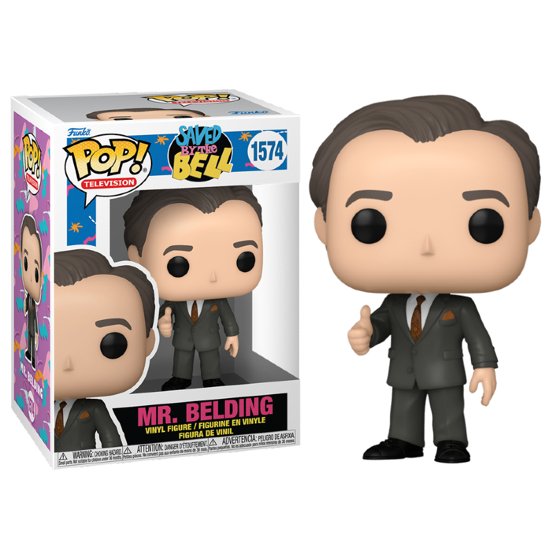 Funko Pop! Television Saved by the Bell Mr. Belding 1574 Original ...