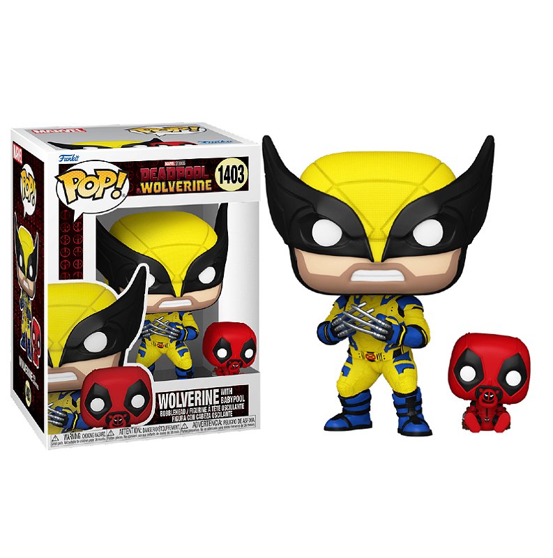 Funko Pop! Marvel Deadpool & Wolverine Wolverine and Babypool 1403 ...