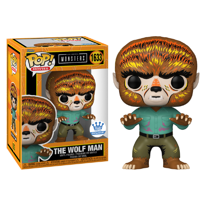 Funko Pop! Filme Monsters The Wolf Man 1633 Exclusivo Original - Moça ...