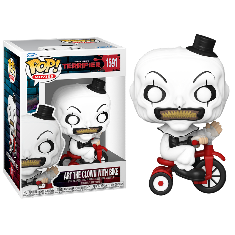Funko Pop! Filme Terrifier Art the Clown With Bike 1591 Original - Moça ...