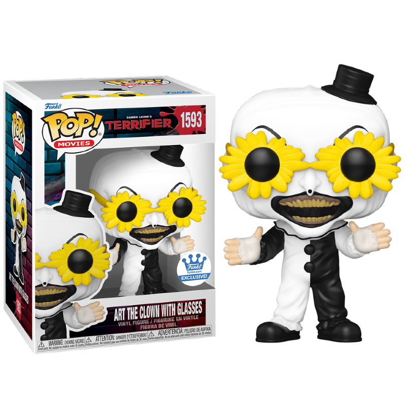 Funko Pop! Filme Terrifier Art the Clown with Glasses 1593 Exclusivo ...