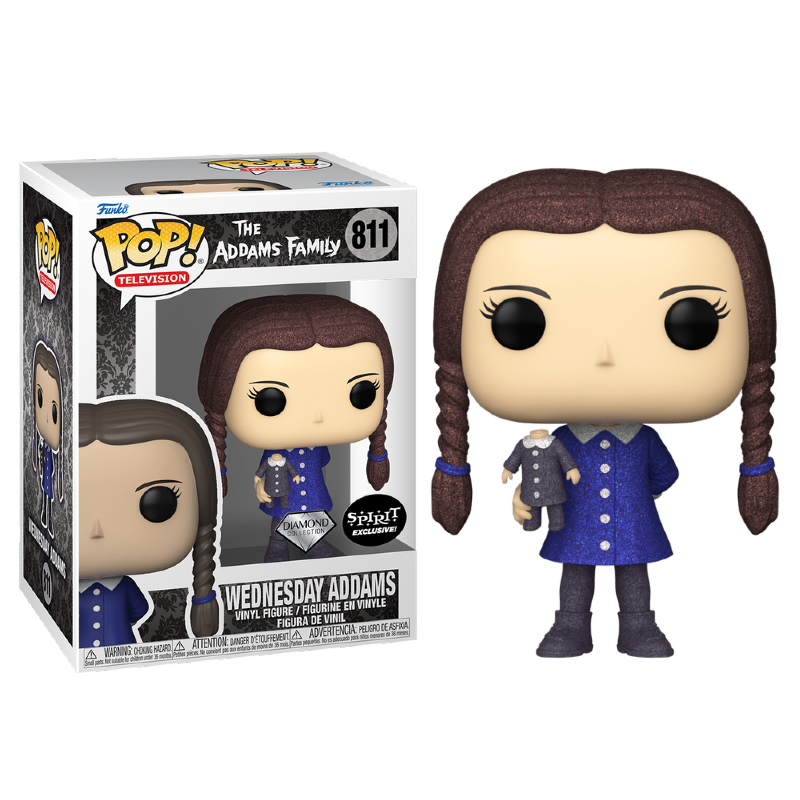 Funko Pop! The Addams Family Wednesday Addams 811 Exclusivo Diamond ...
