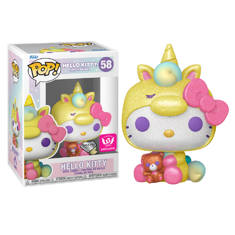 Funko Pop! Sanrio Hello Kitty 58 Exclusivo Diamond Original - Moça do ...