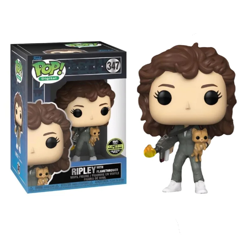 Funko Pop! Digital NFT Alien Ripley With Flamethrower 347 Exclusivo ...