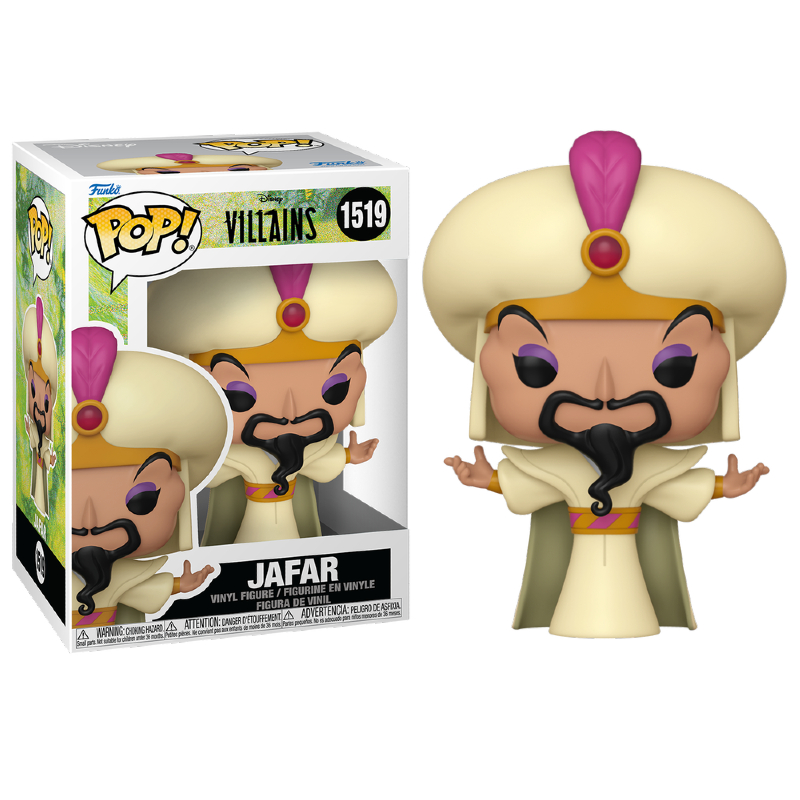 Funko Pop! Disney Villains Aladdin Jafar 1519 Original Colecionavel ...