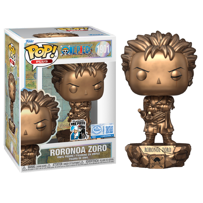 Funko Pop! Animation One Piece Roronoa Zoro 1901 Exclusivo Bronze ...