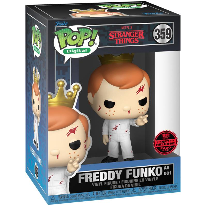 Funko Pop! Digital NFT Stranger Things Freddy Funko 001 359 Exclusivo ...