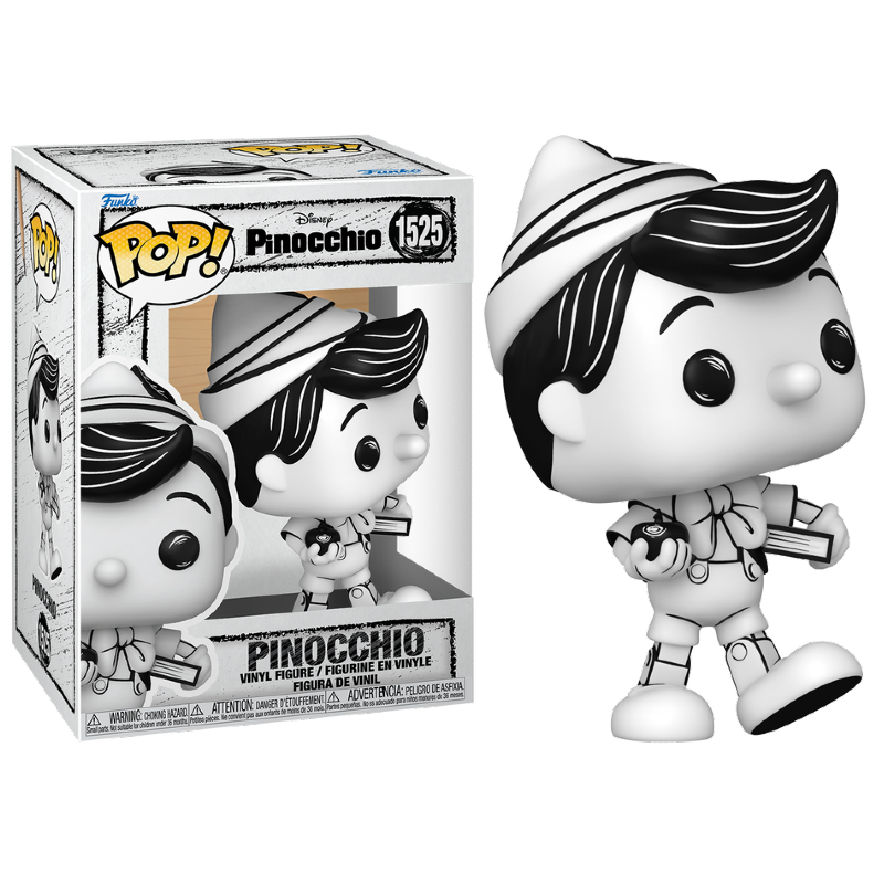 Funko Pop! Walt Disney Sketched Pinocchio 1525 Original - Moça do Pop ...