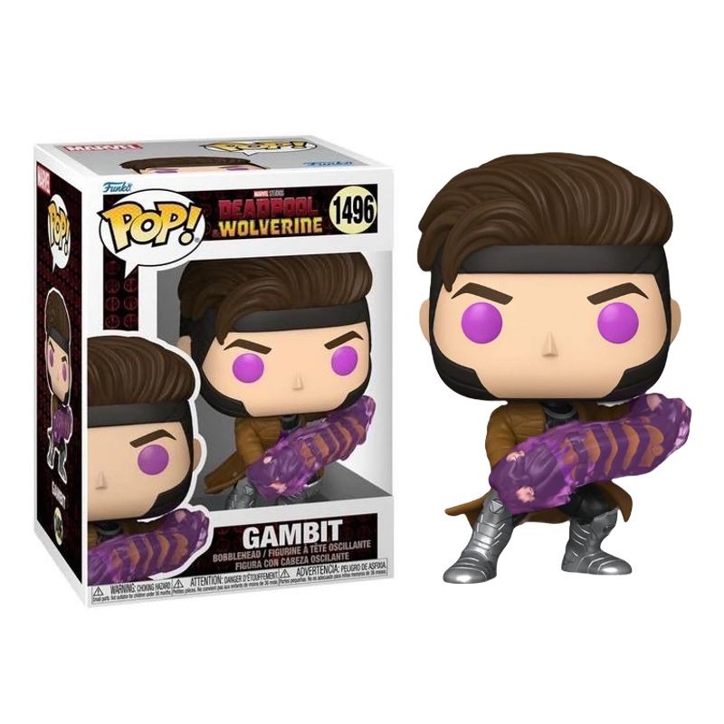 Funko Pop! Marvel Deadpool & Wolverine Gambit 1496 Original - Moça do ...