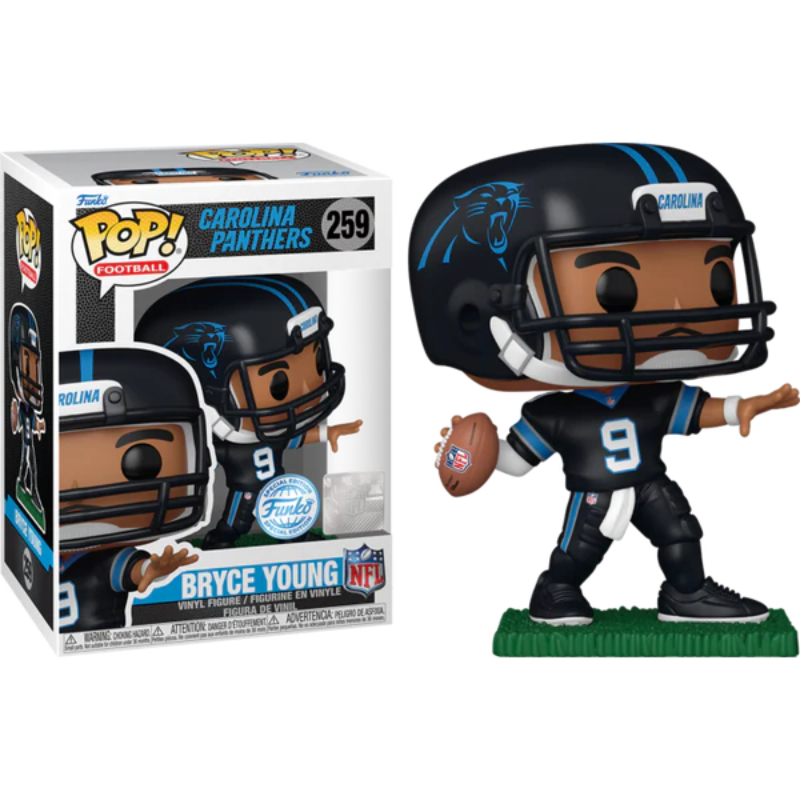 Funko Pop! Football NFL Carolina Panthers Bryce Young 259 Exclusivo ...