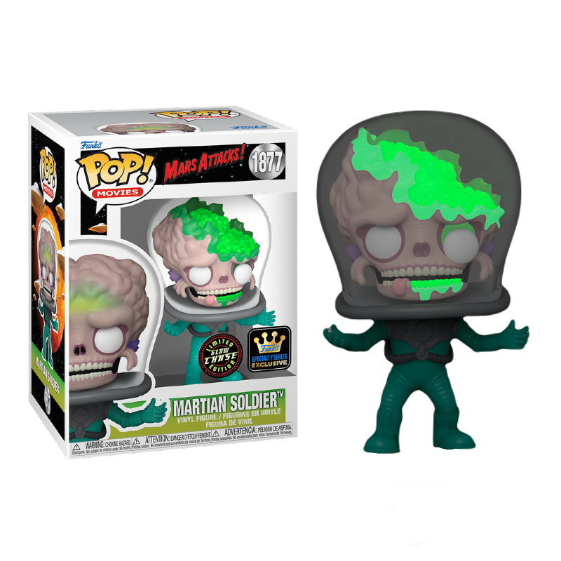 Funko Pop! Filme Mars Attacks Martian Martian Soldier 1877 Exclusivo ...