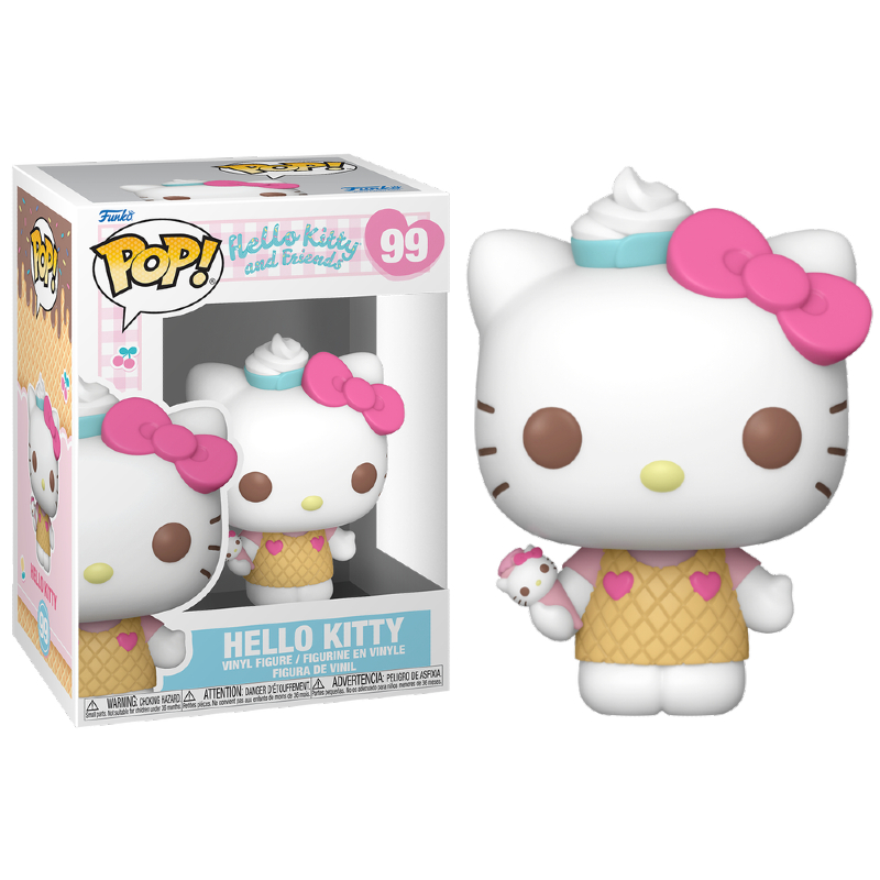 Funko Pop! Sanrio Hello Kitty With Ice Cream 99 Original Colecionavel ...