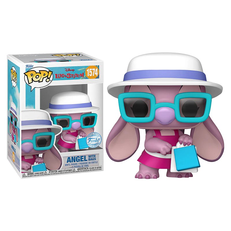 Funko Pop! Disney Lilo & Stitch Angel With Bags 1574 Exclusivo - Moça ...
