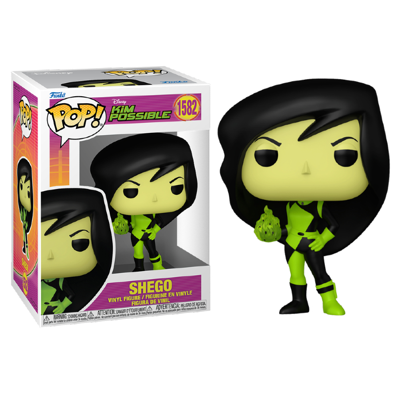 Funko Pop! Disney Kim Possible Shego 1582 - Moça do Pop - Funko Pop é aqui!