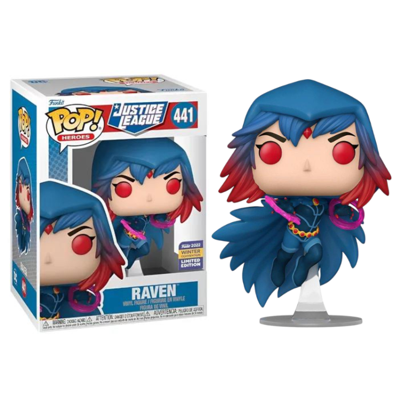 Funko Pop! Heroes DC Comics Justice League Raven 441 Exclusivo - Moça ...