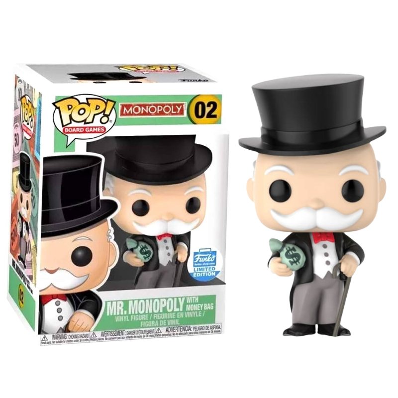 Funko Pop! Board Games Monopoly Mr Monopoly 02 Exclusivo - Moça do Pop ...