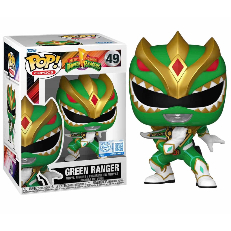 Funko Pop! Comics Power Rangers Green Ranger 49 Exclusivo Original ...