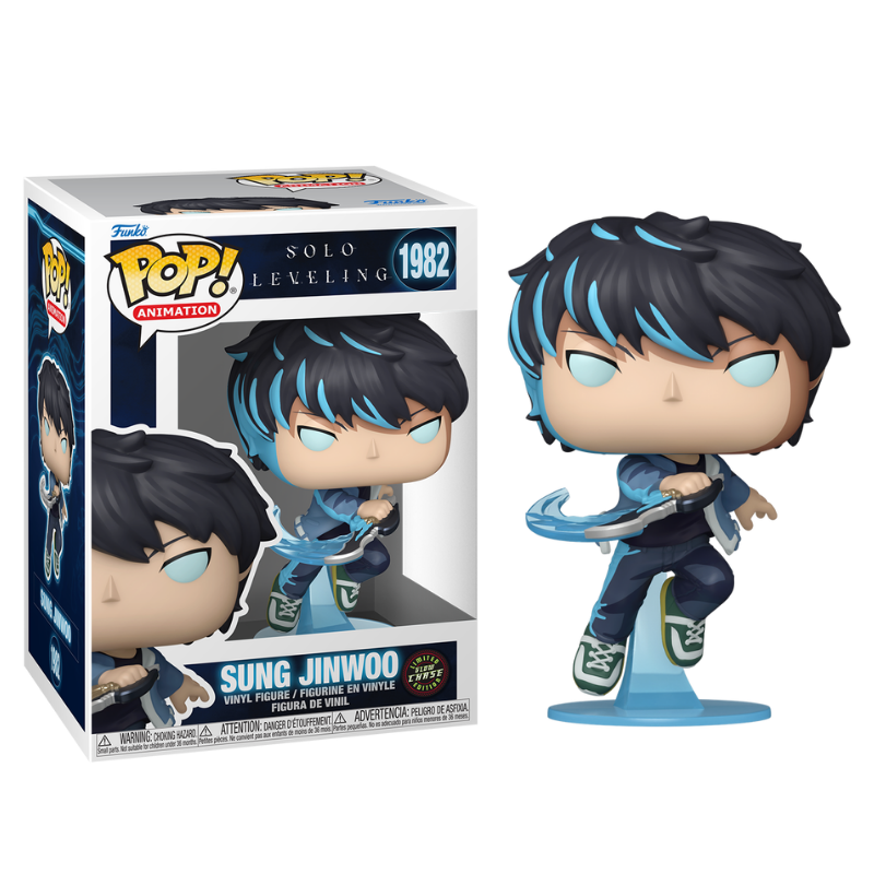 Funko Pop! Animation Solo Leveling Sung Jinwoo 1982 Exclusivo Chase ...