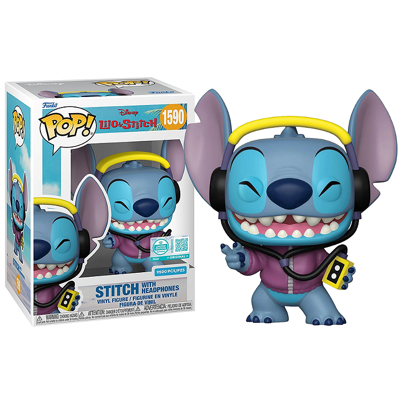 Funko Pop! Disney Lilo & Stitch Stitch With Headphones 1590 Original ...