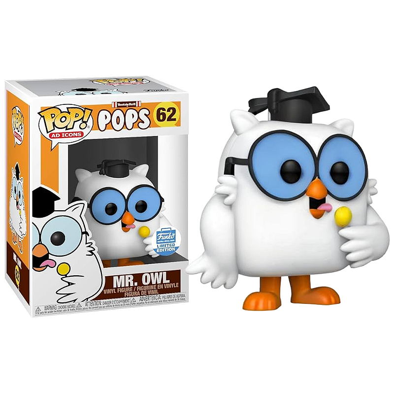 Funko Pop! Ad Icons Pops Mr. Owl 62 Exclusivo - Moça do Pop - Funko Pop ...