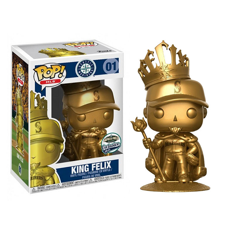 Funko Pop! Baseball MLB King Felix 01 Exclusivo Gold - Moça do Pop ...