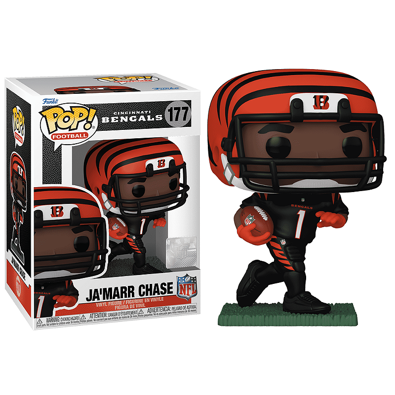 Funko Pop! Football NFL Ja Marr Chase 177 Exclusivo - Moça do Pop ...