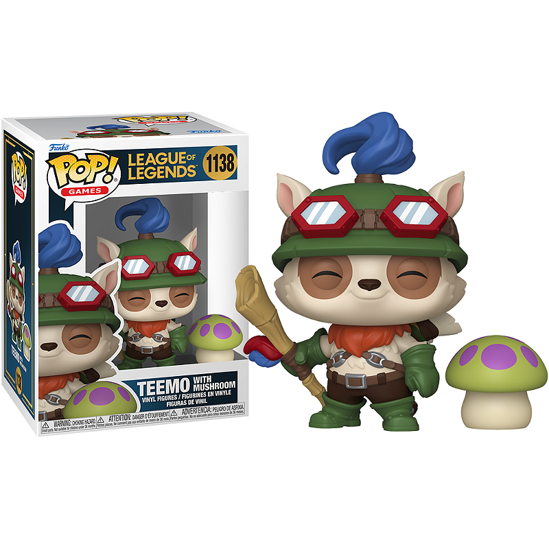 Funko Pop! Games League of Legends Teemo With Mushroom 1138 - Moça do ...