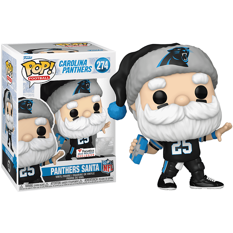 Funko Pop! Football NFL Panthers Santa 274 Exclusivo - Moça do Pop ...