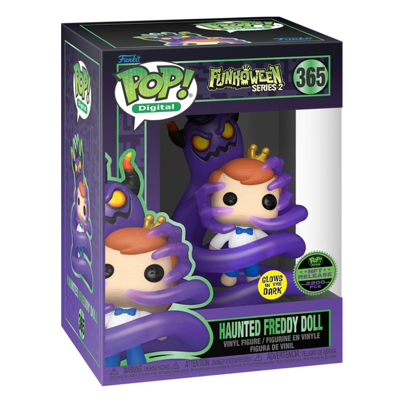 Funko Pop! Digital NFT Haunted Freddy Doll 365 Exclusivo 2200Pcs - Moça ...