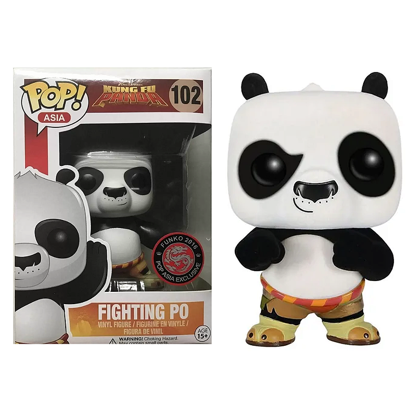 Funko Pop! Asia Kung Fu Panda Fighting Po 102 Exclusivo - Moça do Pop ...