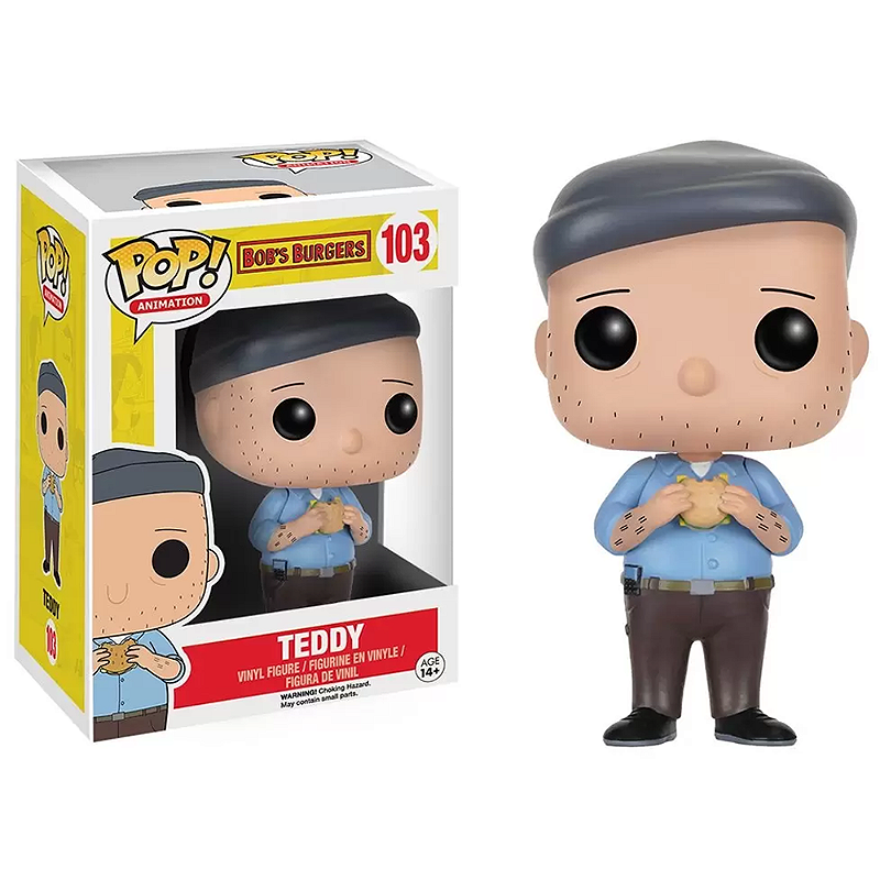 Funko Pop! Animation Bobs Burgers Teddy 103 Original Colecionavel ...