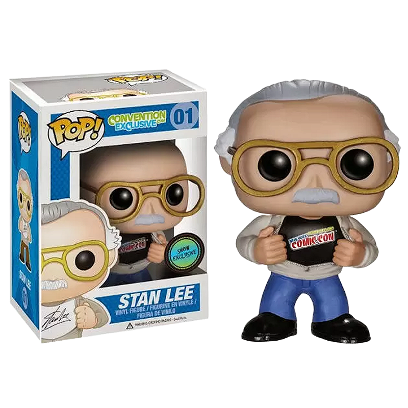 Funko Pop! Convention Exclusive Stan Lee 01 Exclusivo Original - Moça ...