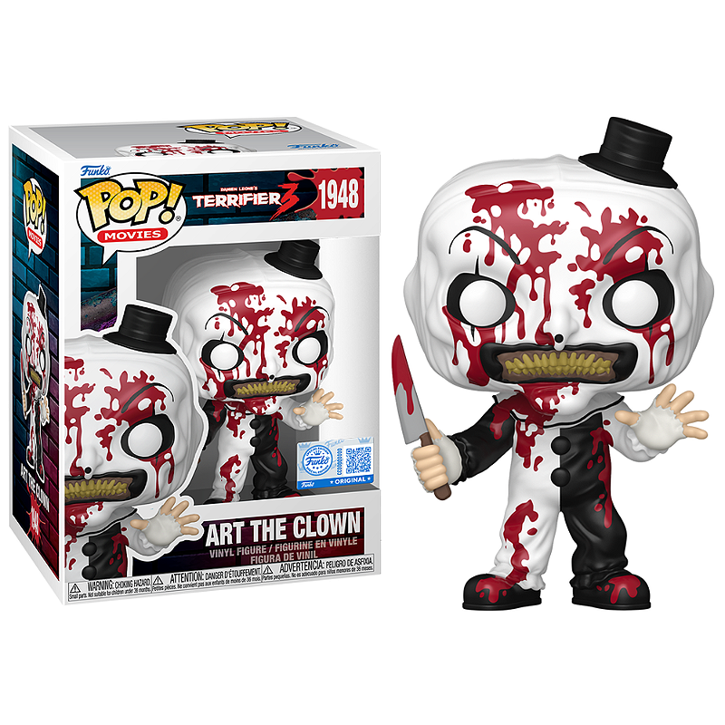 Funko Pop! Filme Terror Terrifier Art the Clown 1948 Exclusivo Origina ...