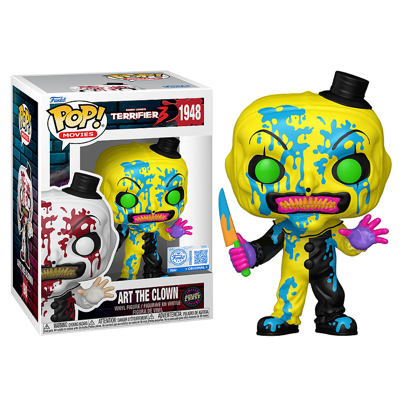 Funko Pop! Filme Terror Terrifier Art the Clown 1948 Exclusivo Chase ...