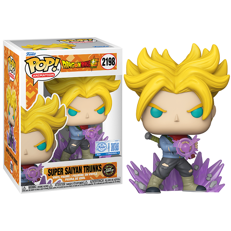 Funko Pop! Animation Dragon Ball Super Saiyan Trunks 2198 Exclusivo ...