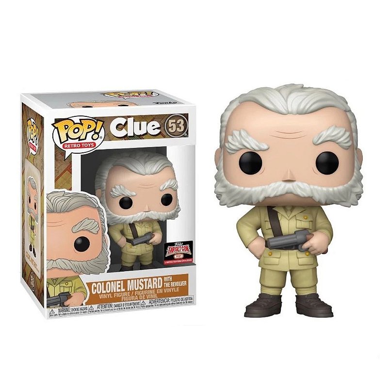 Funko Pop! Clue Colonel Mustard With The Revolver 53 Exclusivo - Moça ...