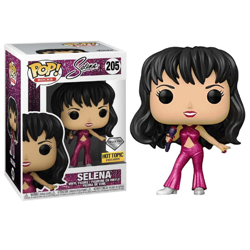 Funko Pop! Rocks Selena 205 Exclusivo Diamond Original Colecionavel ...