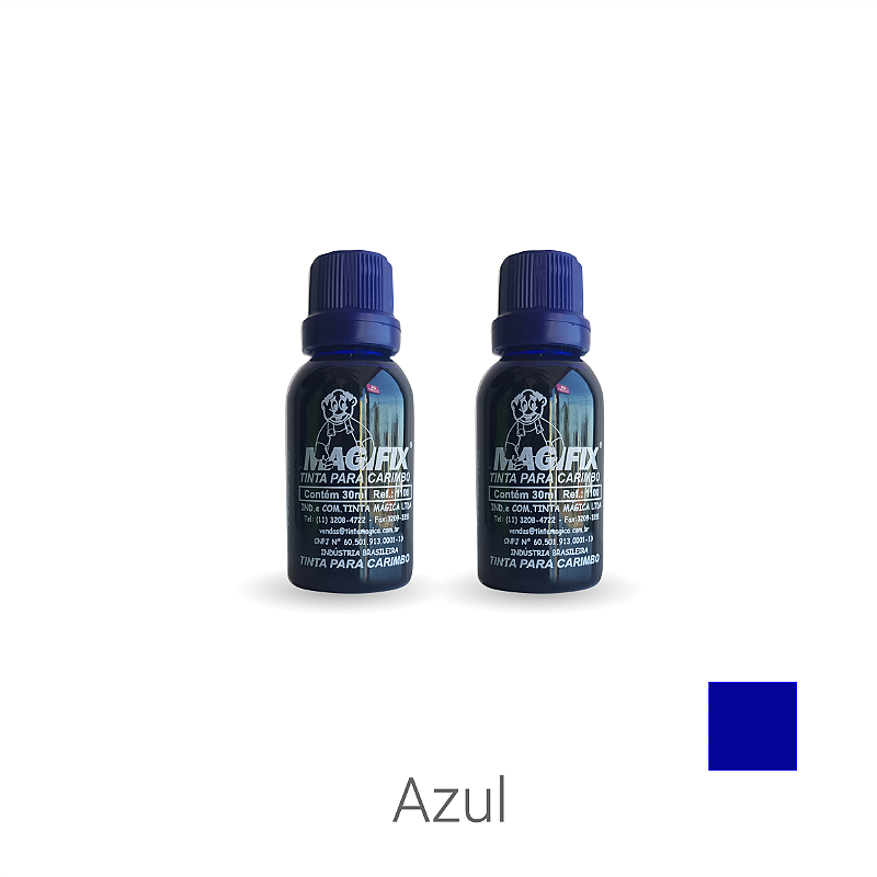 Tinta Azul para Carimbo - Doutor Carimbos LTDA