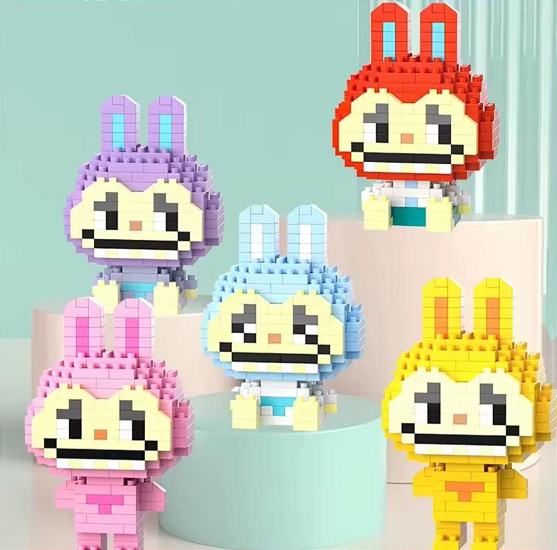 MINI LEGO BRICKS LABUBU - CORES DIVERSAS - CANETAS ATACADO