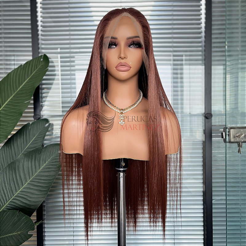 FULL LACE FRONT MELISSA CHOCOLATE 13 x 6 - Perucas Martinez