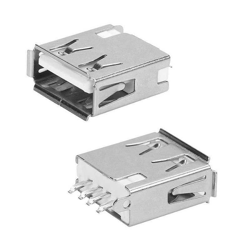 CONECTOR USB PCI - A FEMEA - 180 GRAUS - RS Robótica