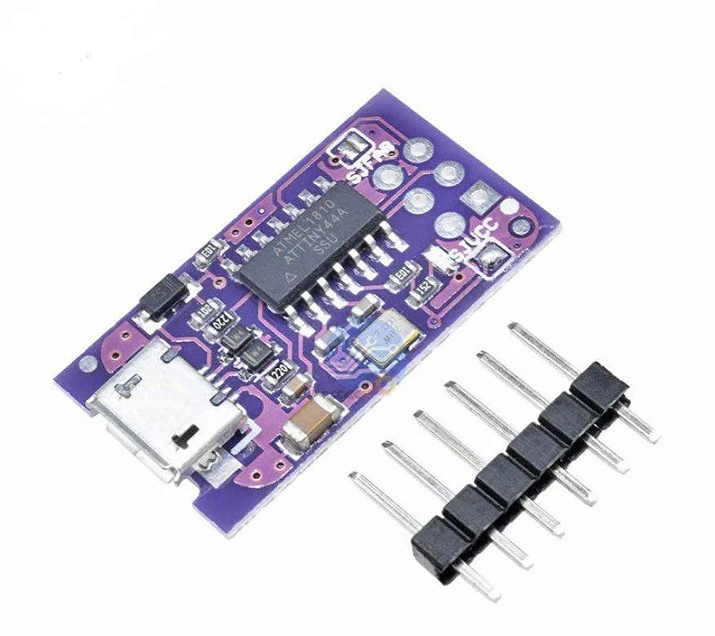 MODULO MICRO USB ATTINY44 - RS Robótica