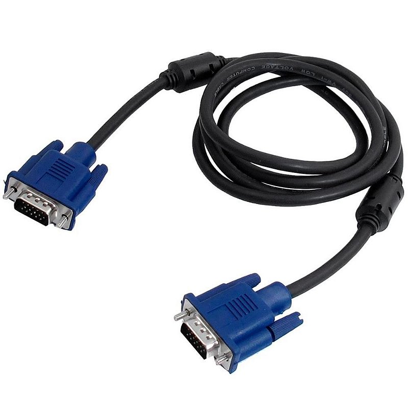 CABO PARA MONITOR VGA 1,5 METROS - RS Robótica
