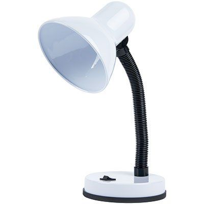 Luminária de mesa Viking Branca L203 - Lina Materiais Elétricos