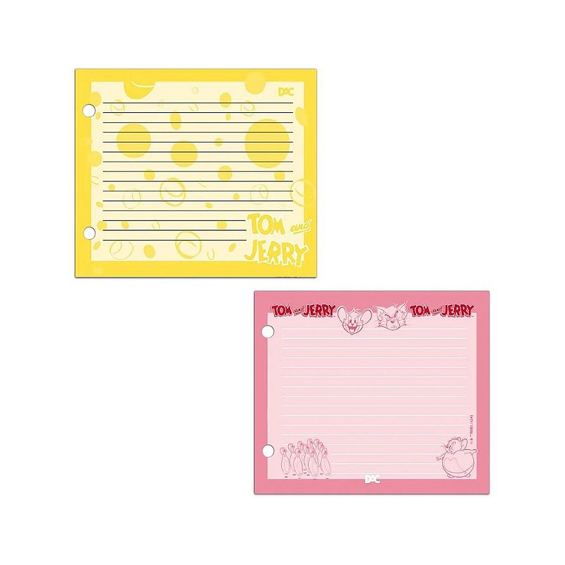 Refil Fichário Mini Tom & Jerry— 17x14cm — 80 Folhas — Dac - ZOOM ...