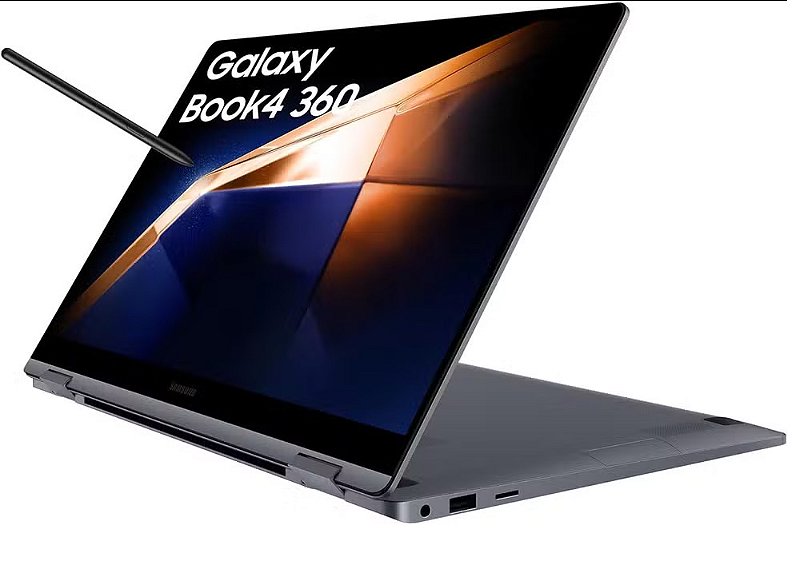 Notebook Samsung Galaxy Book4 360 750QGK-KG1 Tela Touchscreen AMOLED 15 ...