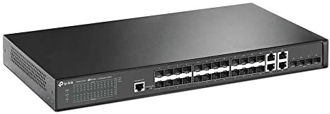 Switch para fibra óptica com 24 portas SFP 1.25G e 4 SFP+ - Aztech Hardware